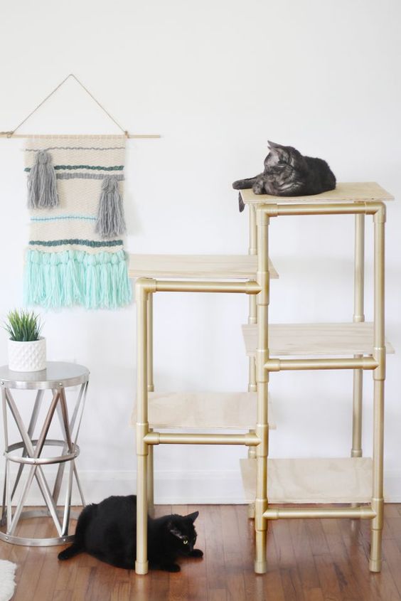 Building Your Own PVC Cat Tree | SONGMICS HOME