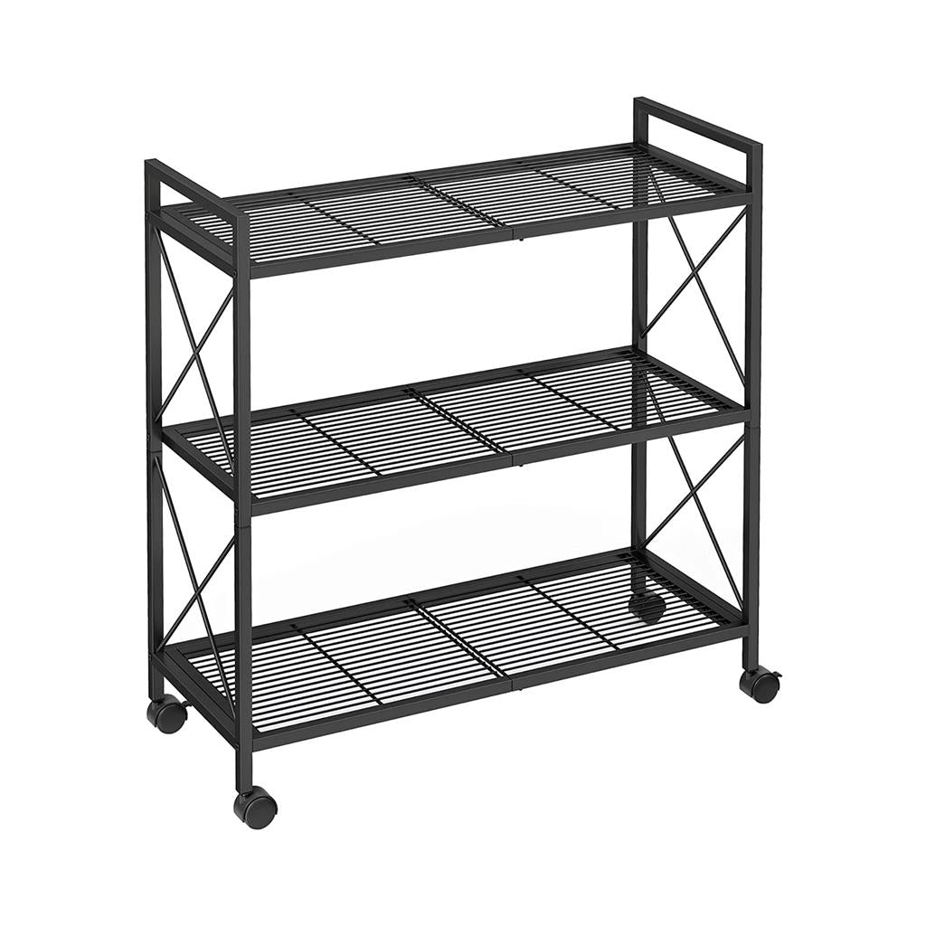 SONGMICS 3-Tier Storage Rack with Wheels | SONGMICS HOME