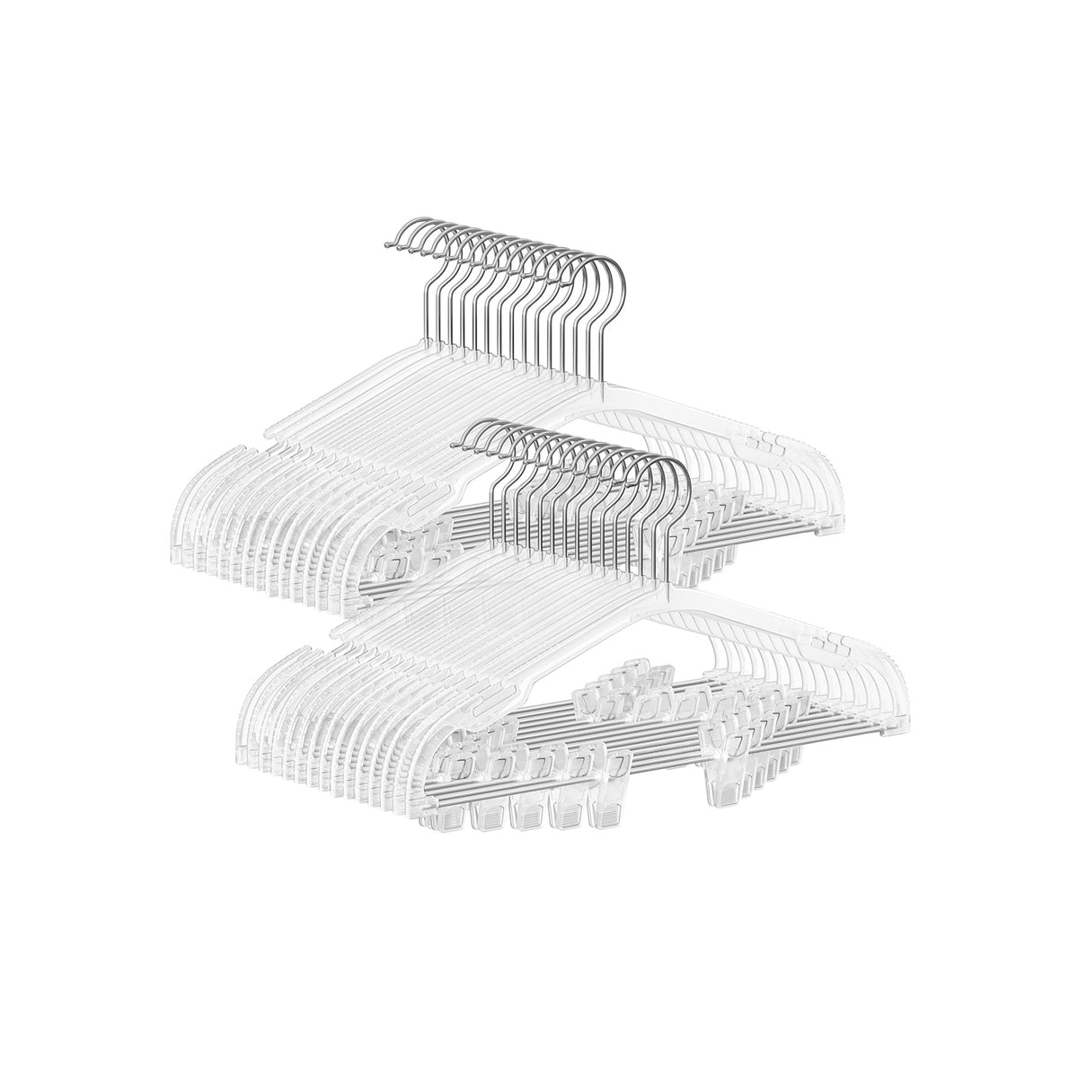 SONGMICS Pants Hangers with Adjustable Clips | SONGMICS HOME