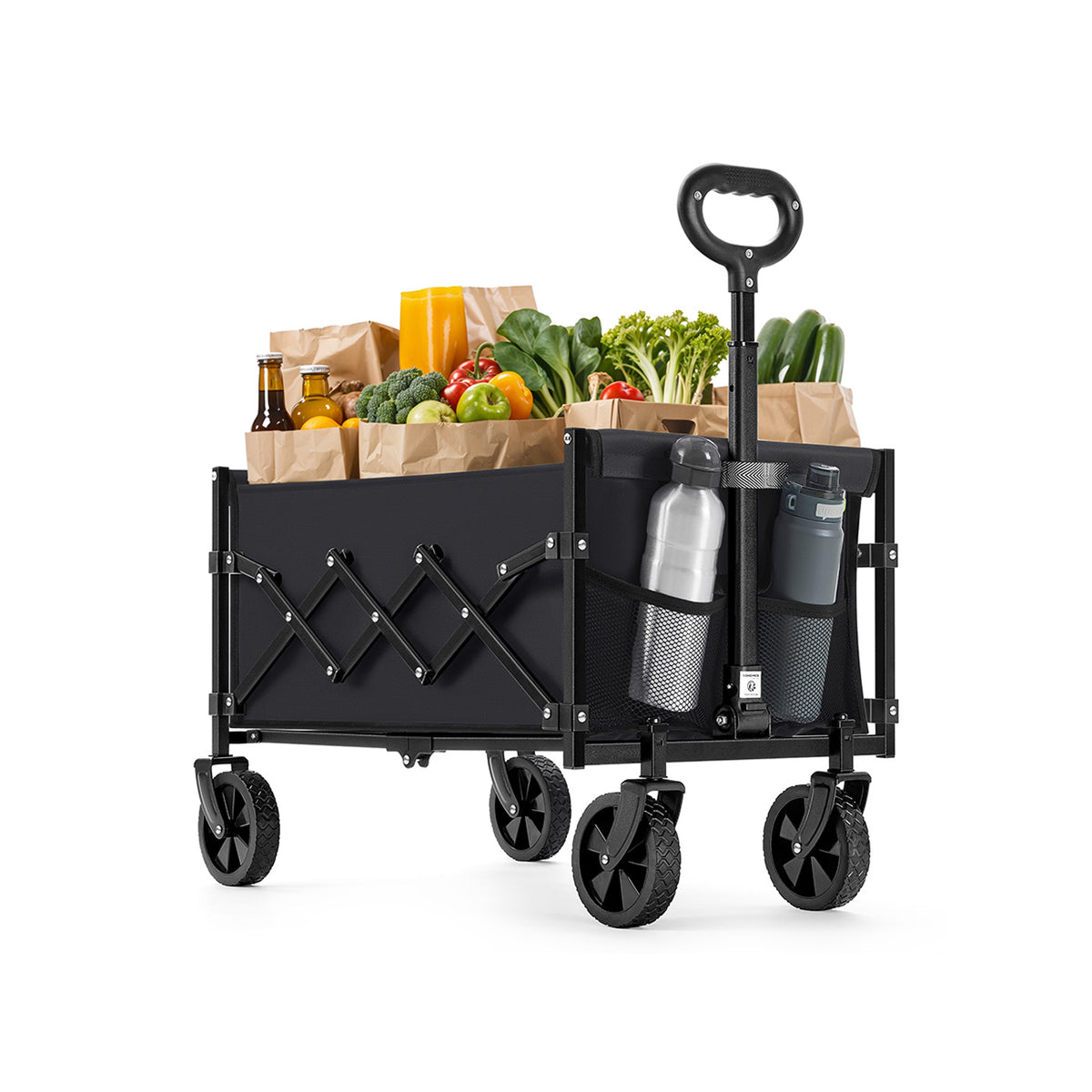 Folding Wagon with Wheels