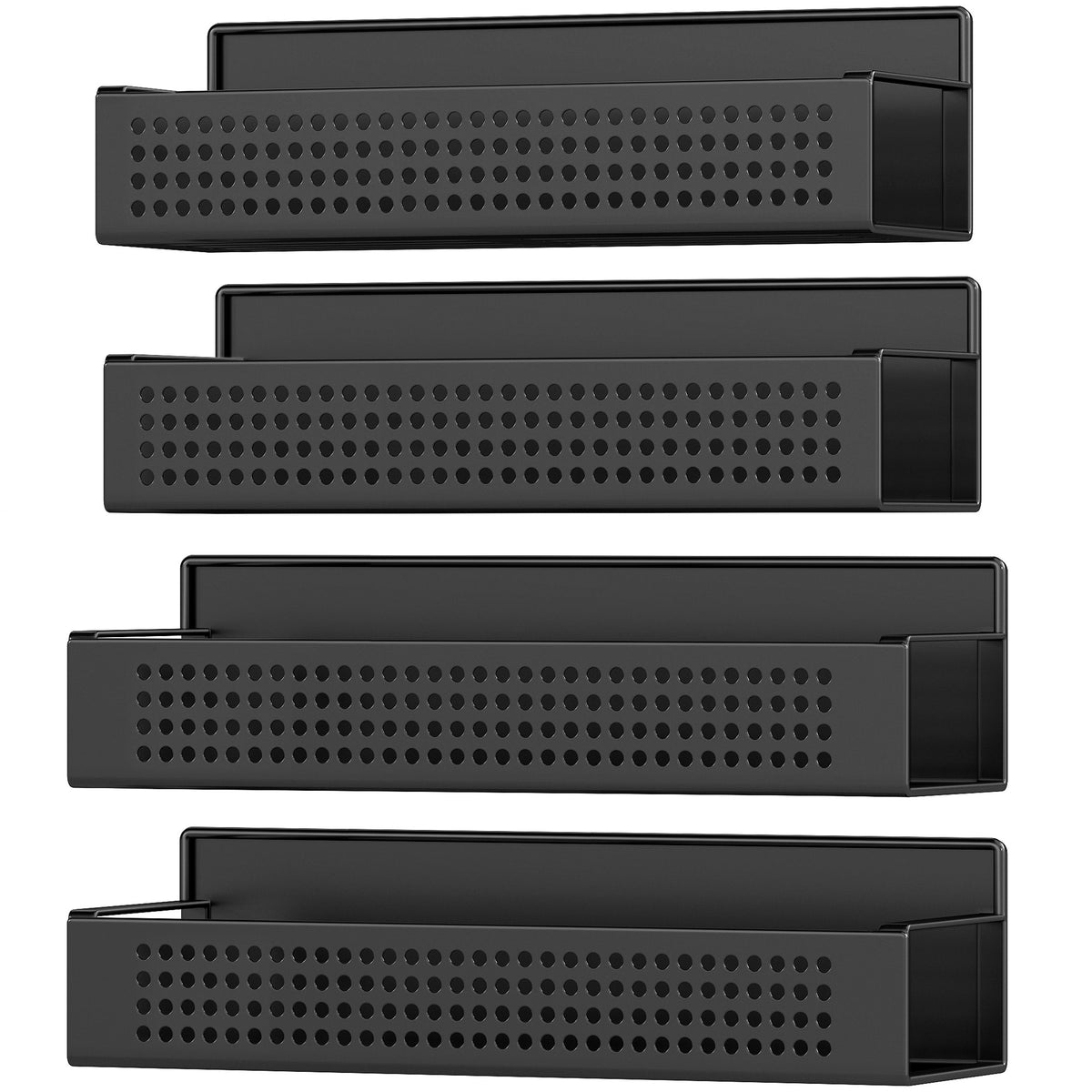 SONGMICS Magnetic Spice Rack for Refrigerator, Set of 4