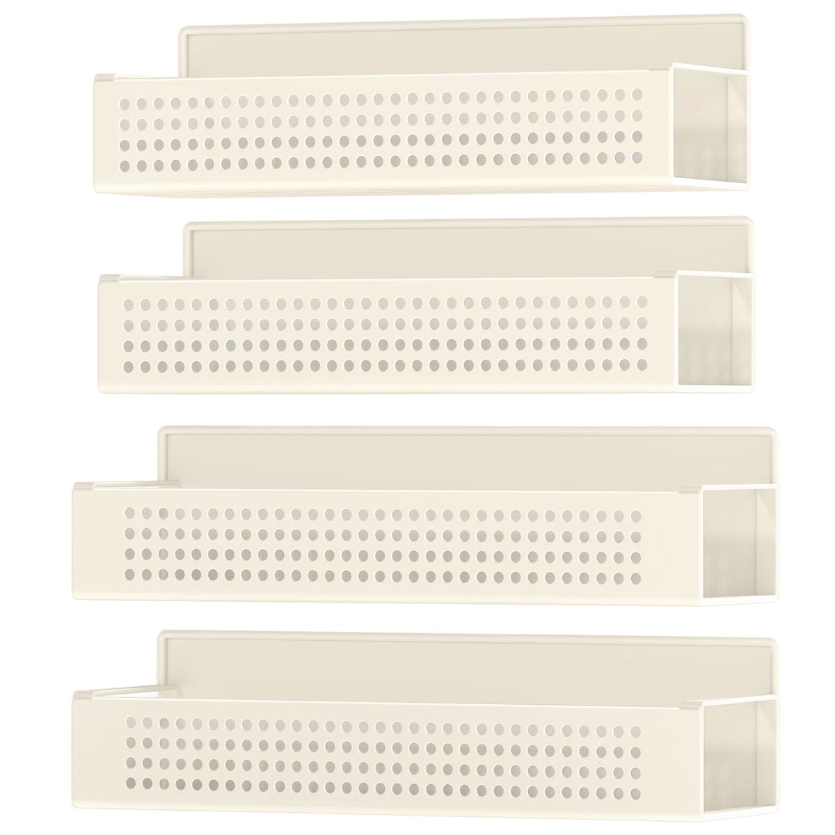 SONGMICS Magnetic Spice Rack for Refrigerator, Set of 4