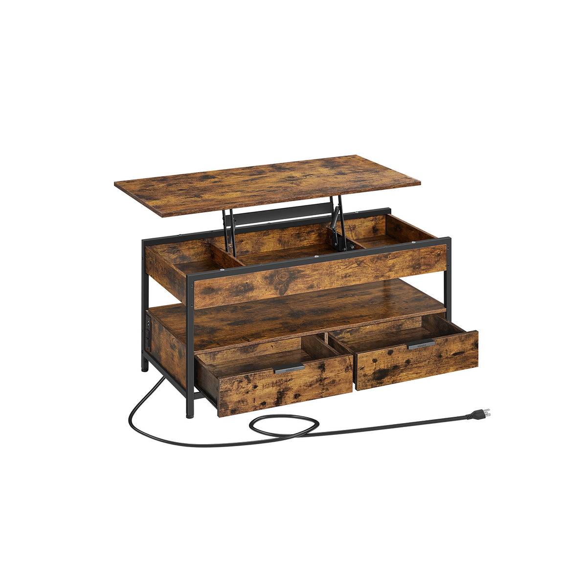 VASAGLE Lift-Top Coffee Table with Storage | SONGMICS HOME