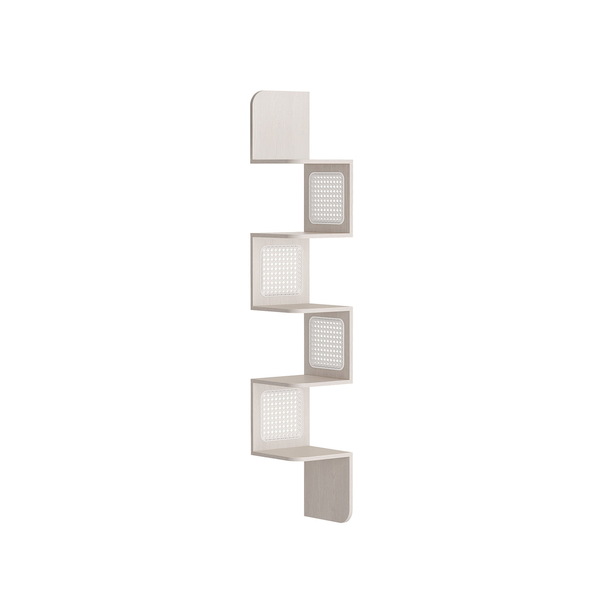 VASAGLE 5-Tier Wall-Mounted Corner Shelf | SONGMICS HOME