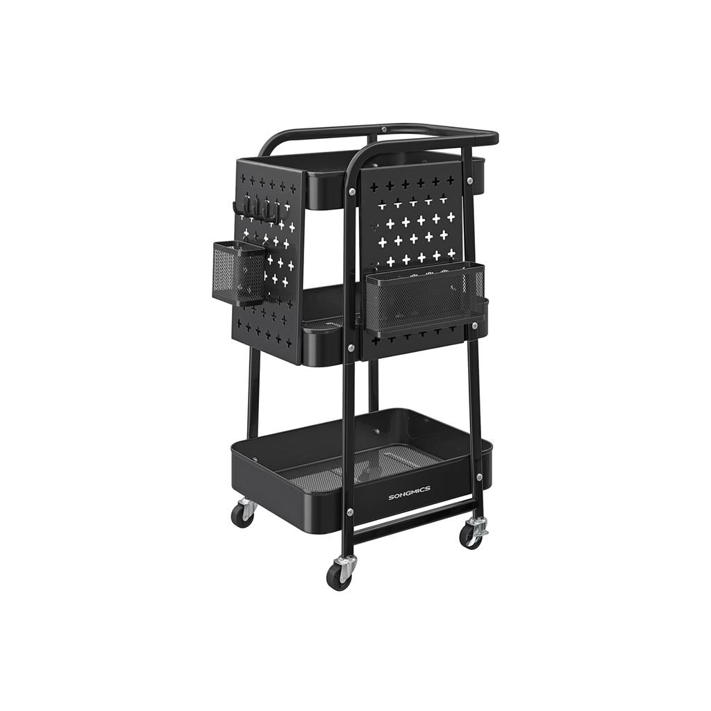 SONGMICS 3-Tier Rollong Storage Cart | SONGMICS HOME