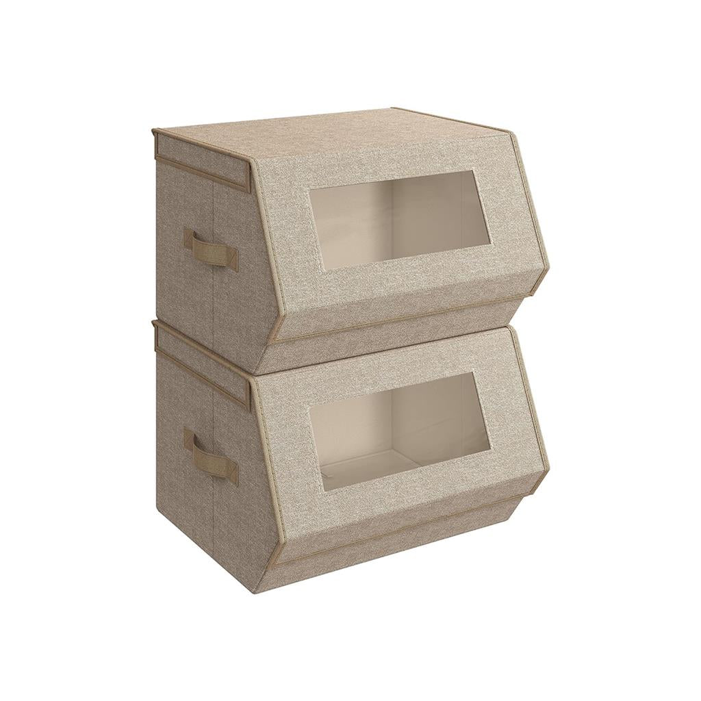 Transparent Windows Storage Bins