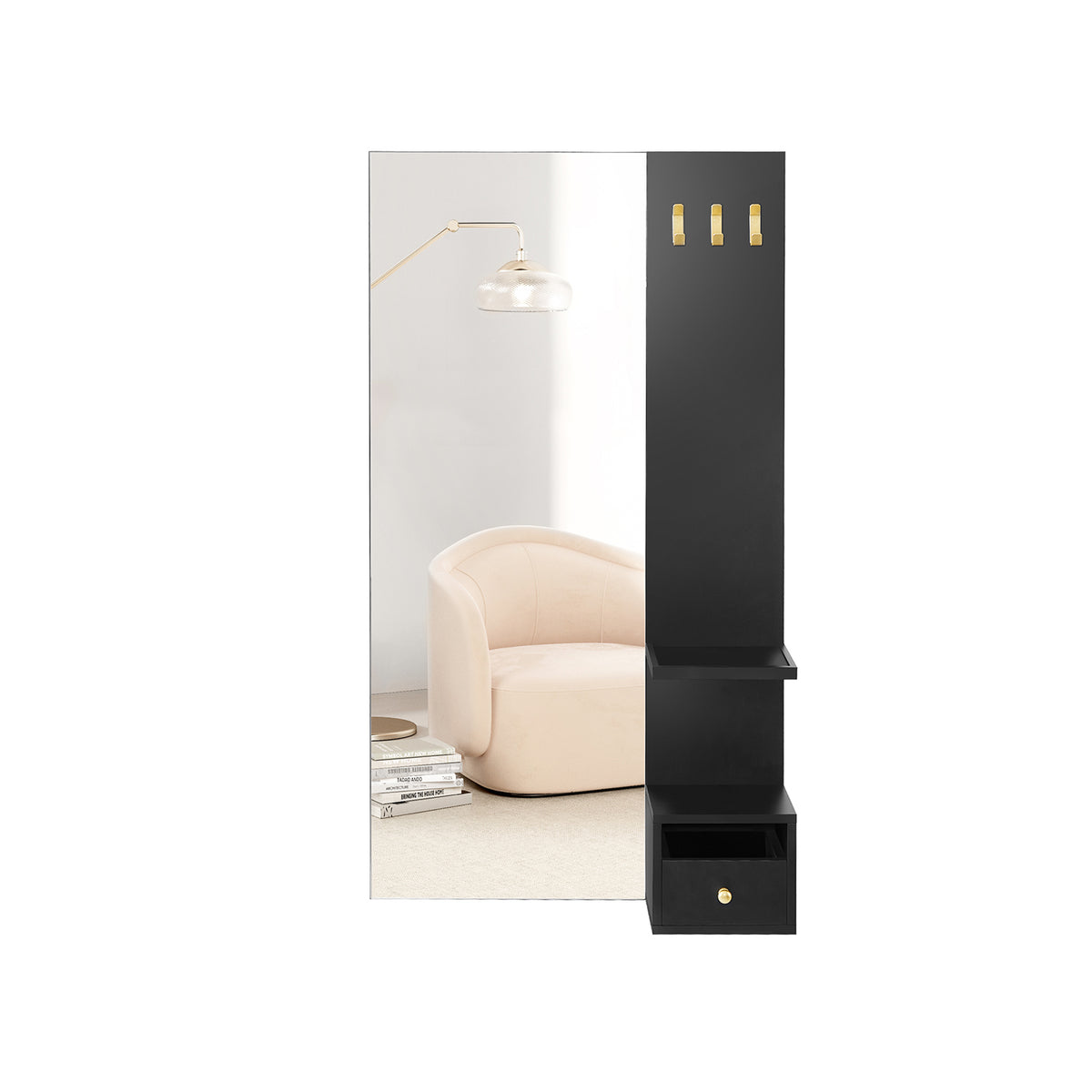 SONGMICS Wall-Mounted Mirror with Storage | SONGMICS HOME